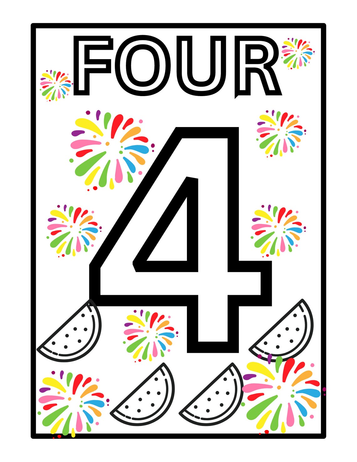 1 10 Numbers Printable Coloring Page Worksheets for KIDS - Etsy