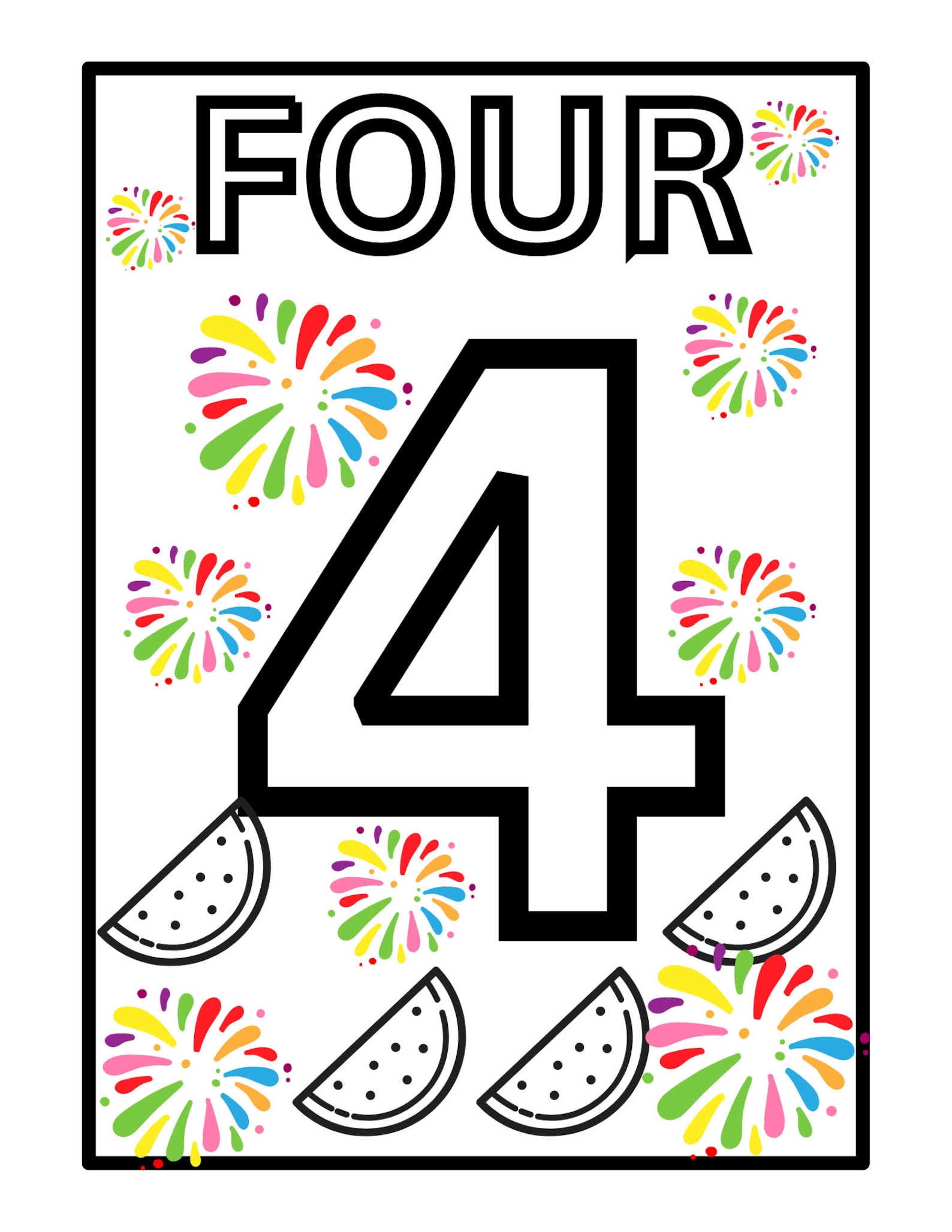 1 10 Numbers Printable Coloring Page Worksheets for KIDS - Etsy