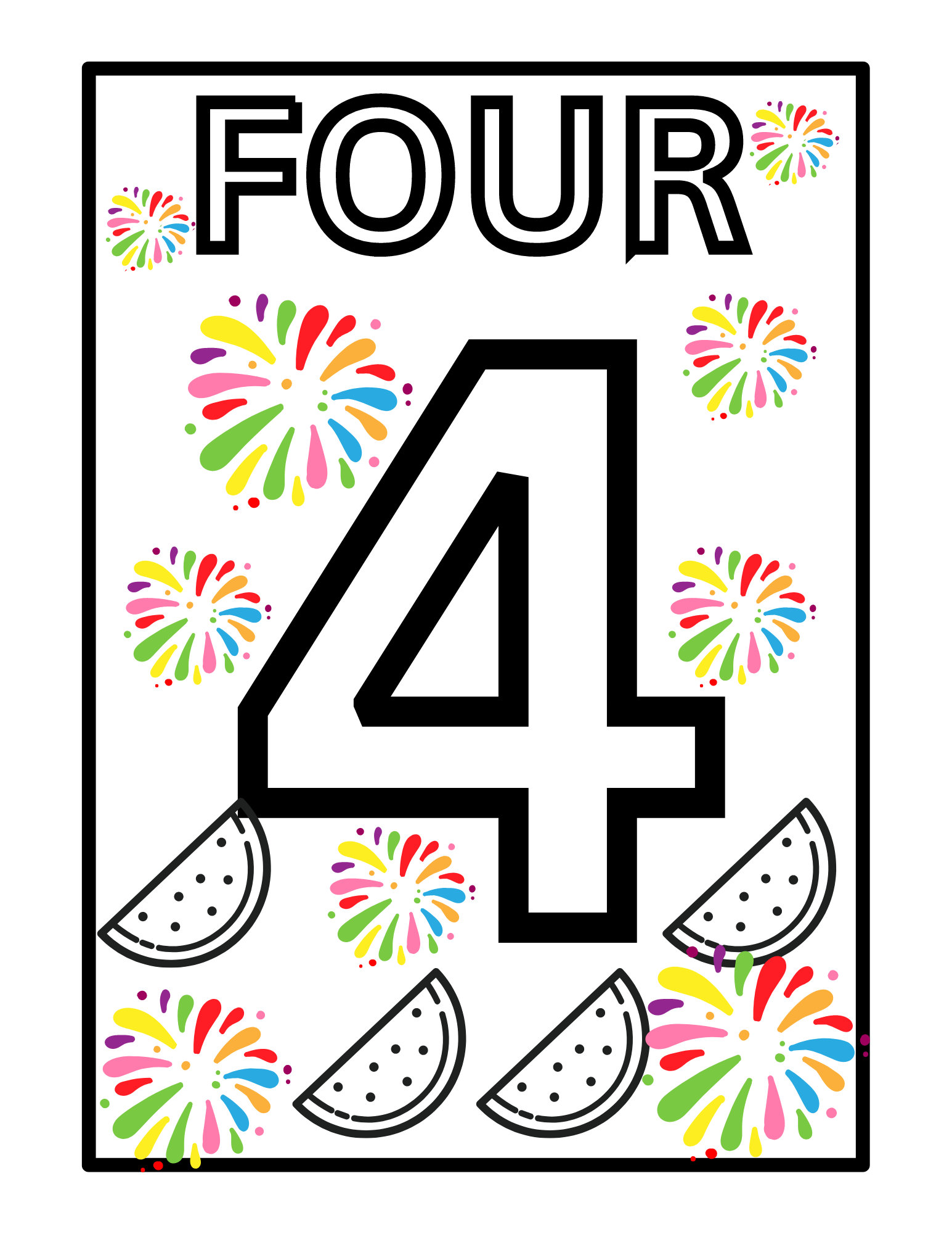 1 10 Numbers Printable Coloring Page Worksheets for KIDS - Etsy