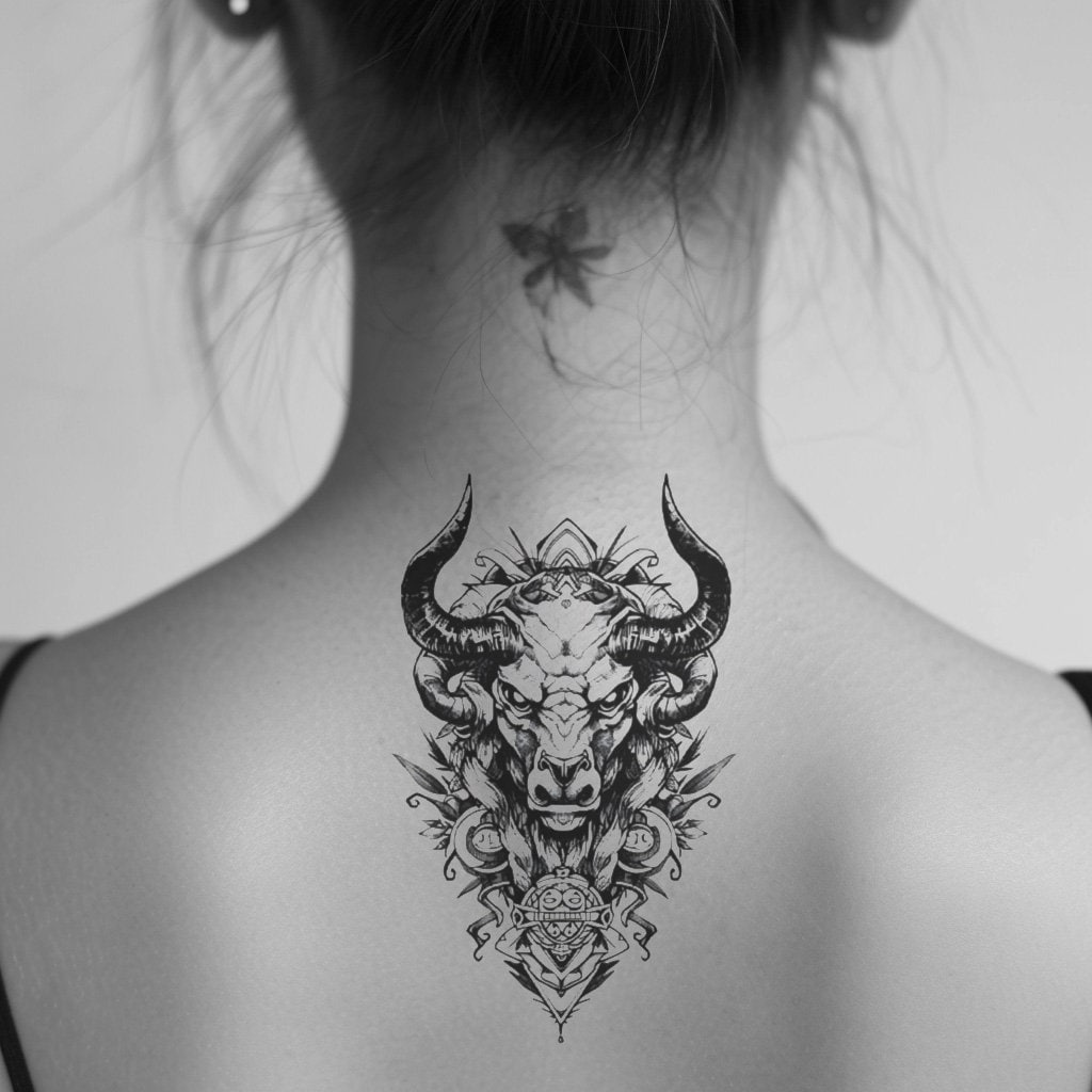 Minotaur Tattoo Transparent Background Download High Resolution Digital ...