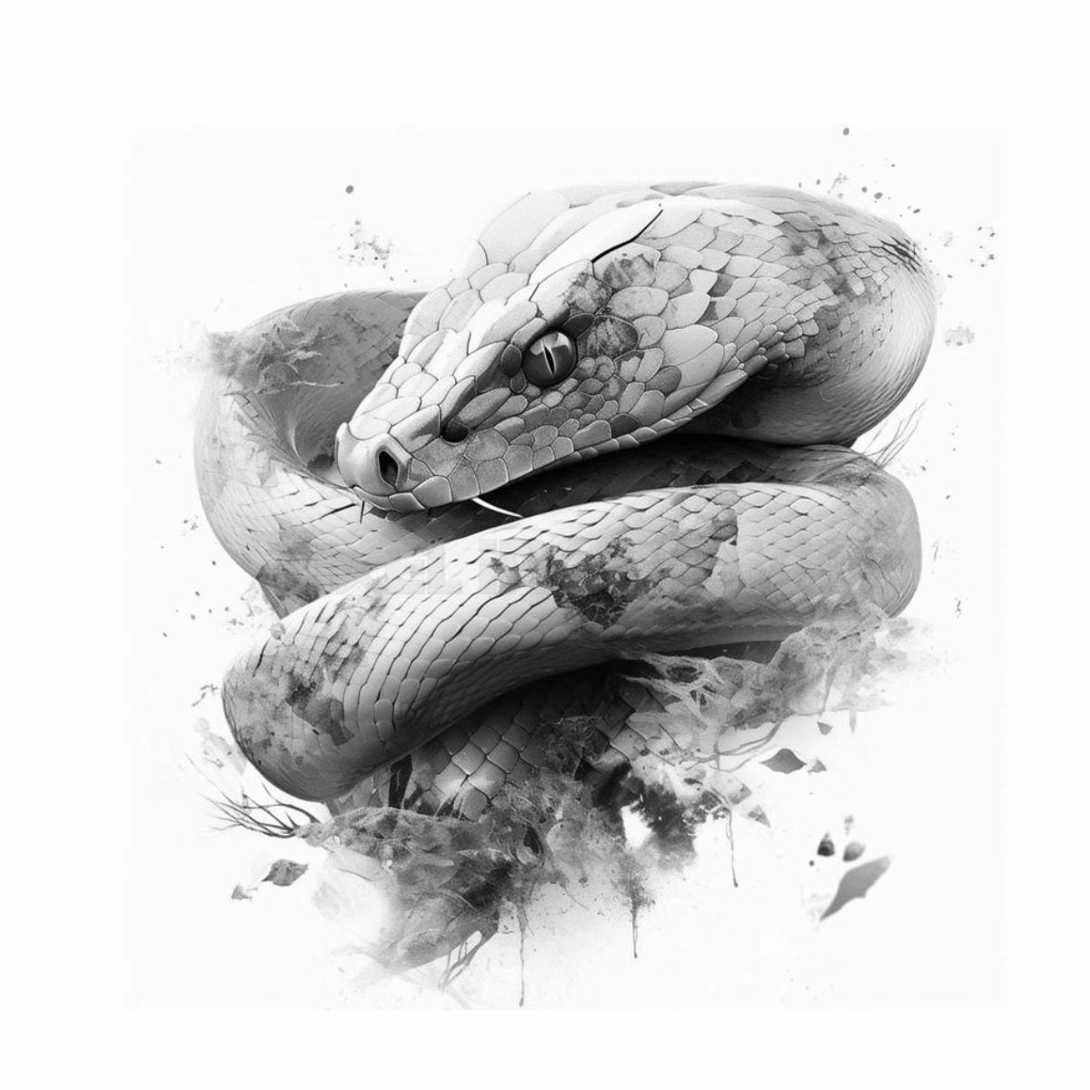 Snake Tattoo Transparent Background Download Detailed High Resolution ...