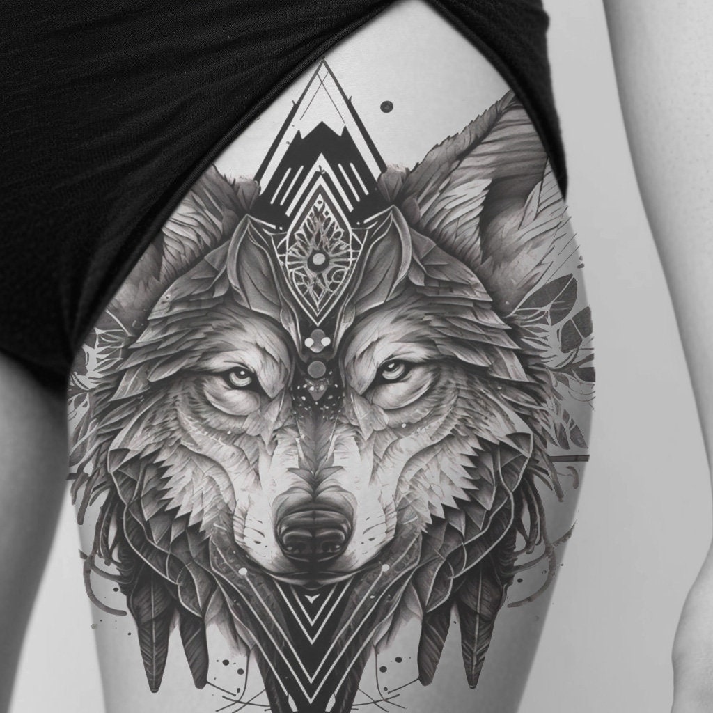 Wolf Tattoo Design - Download High Resolution Digital Art PNG ...