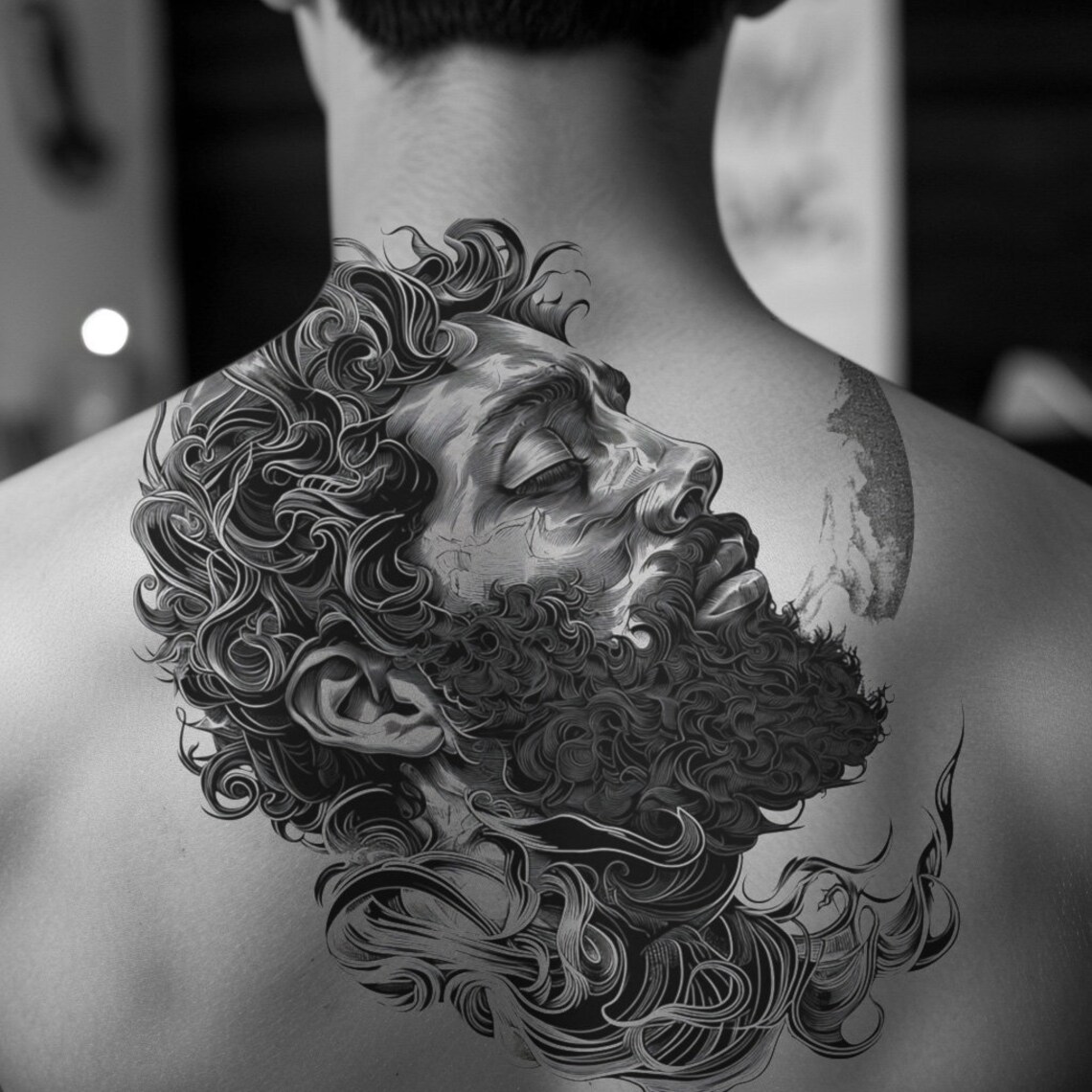 Helios Tattoo Design Download High Resolution Digital PNG Art on White ...
