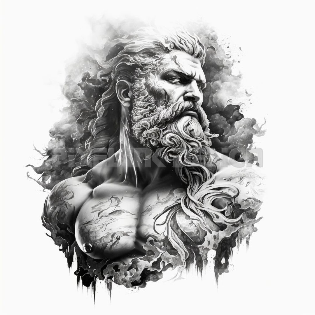 Zeus Tattoo Design - Download High Resolution Digital Art PNG ...