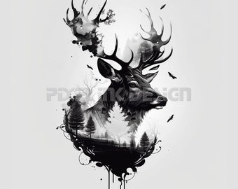 Disegni Tatuaggi Cervi Tumblr