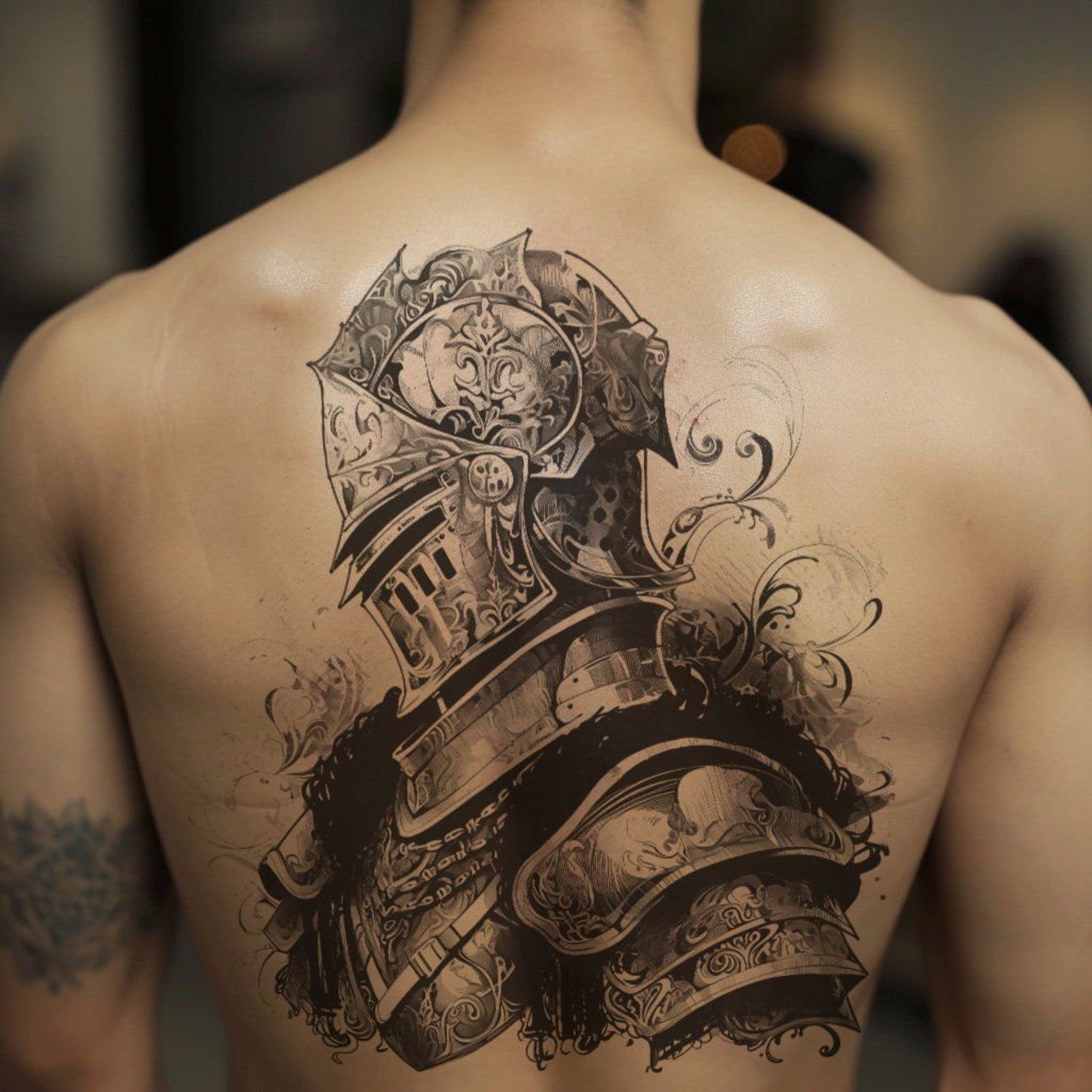 Knight Tattoo Design Download High Resolution Digital Art PNG ...