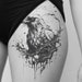Raven Tattoo Design - Download High Resolution Digital Art PNG ...
