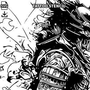 Samurai Tattoo Design Download High Resolution Digital Art PNG ...
