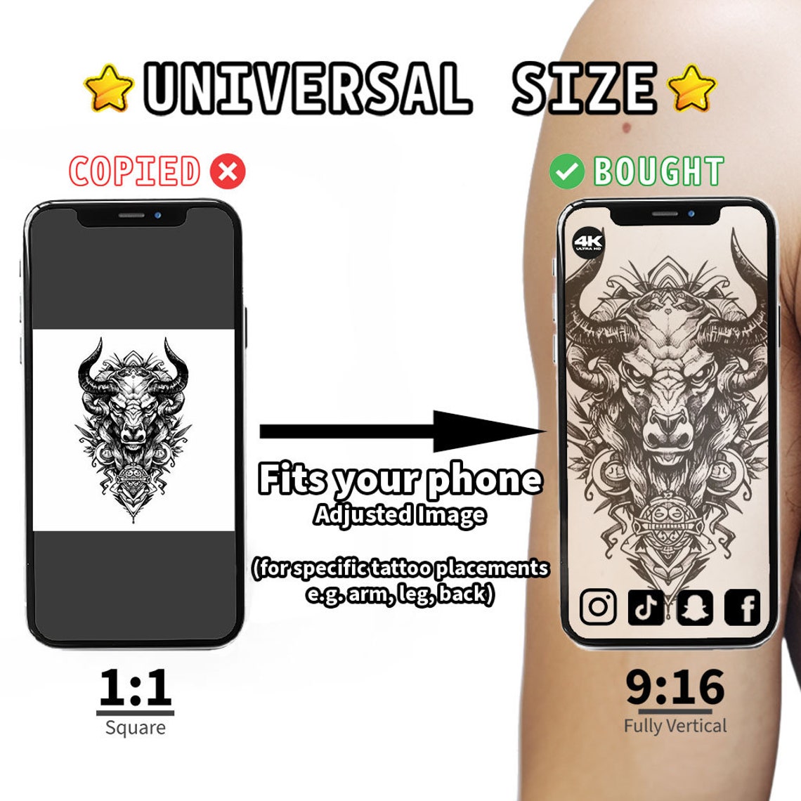 Minotaur Tattoo Transparent Background Download High Resolution Digital ...