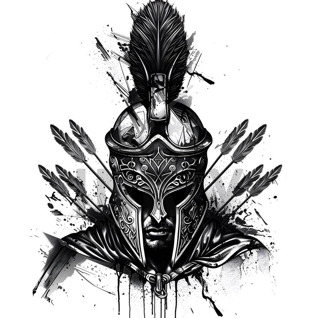 Achilles Tattoo Design - Download High Resolution Digital Art PNG ...
