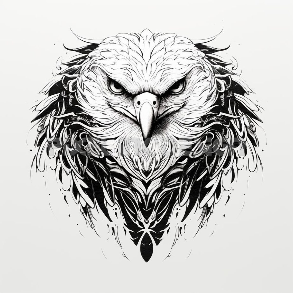 Transparent Falcon Tattoo Design - Download High Resolution Digital Art ...