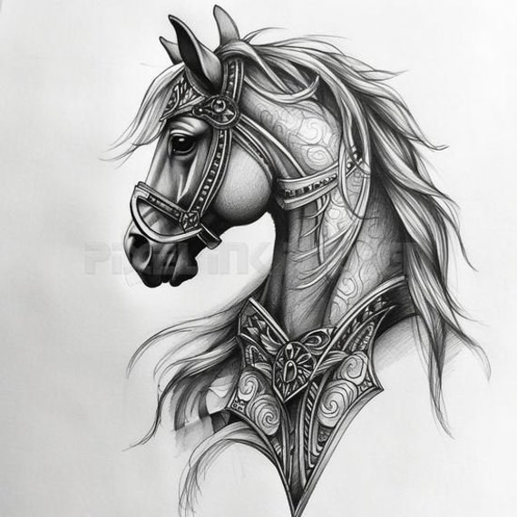 Gothic Horse Tattoos