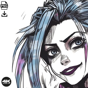Jinx Tattoo Design - Download High Resolution Digital Art PNG ...