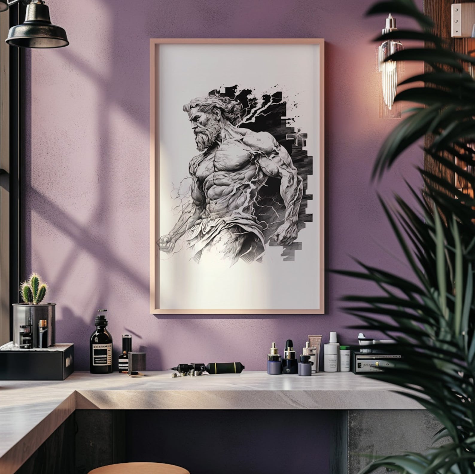 Zeus God of the Sky Tattoo Design - Download High Resolution Digital ...