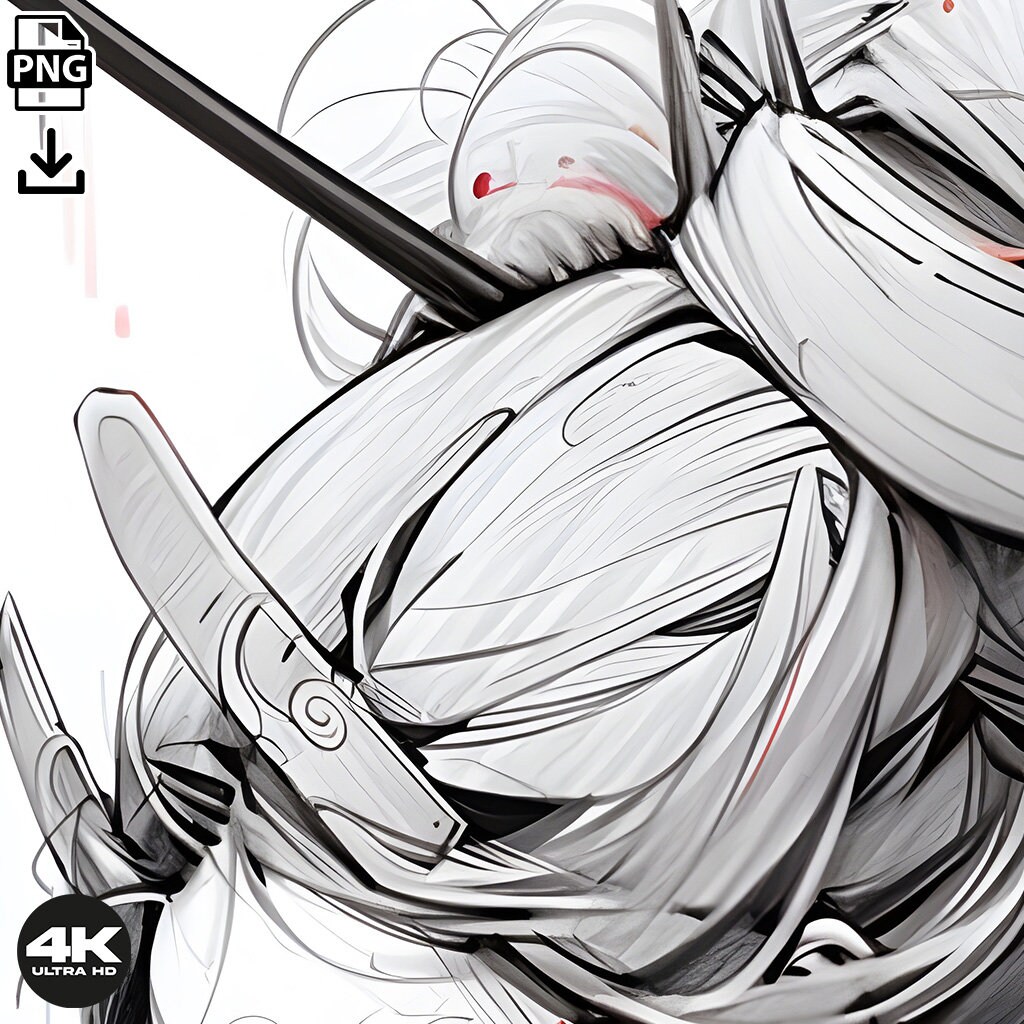 Masked Geisha Tattoo Design Download High Resolution Digital Art PNG ...