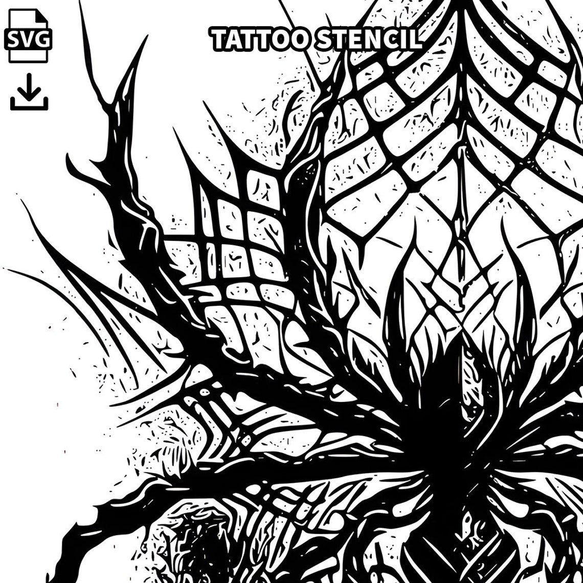 Spider Tattoo Design Download High Resolution Digital Art PNG ...