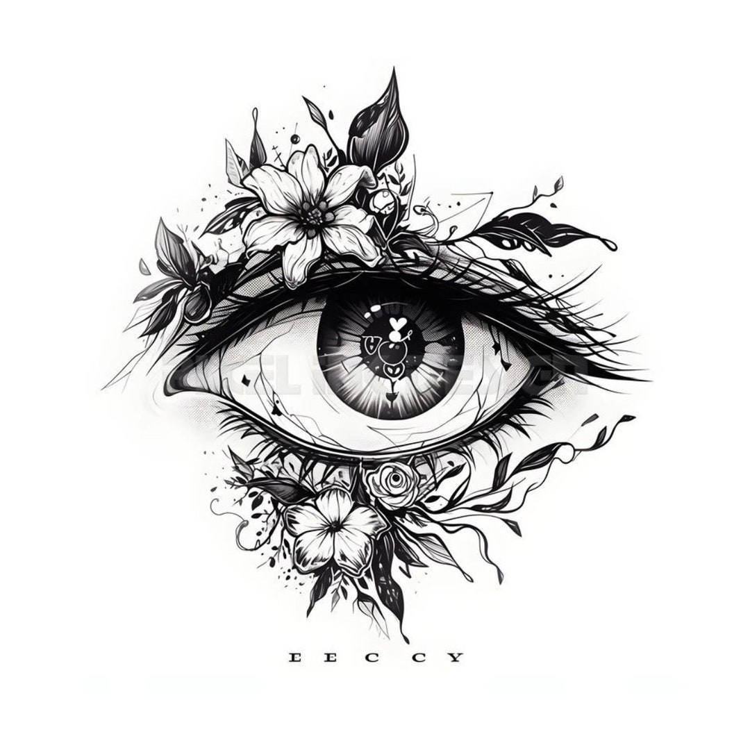 Eye Tattoo Design - Download High Resolution Digital Art PNG ...