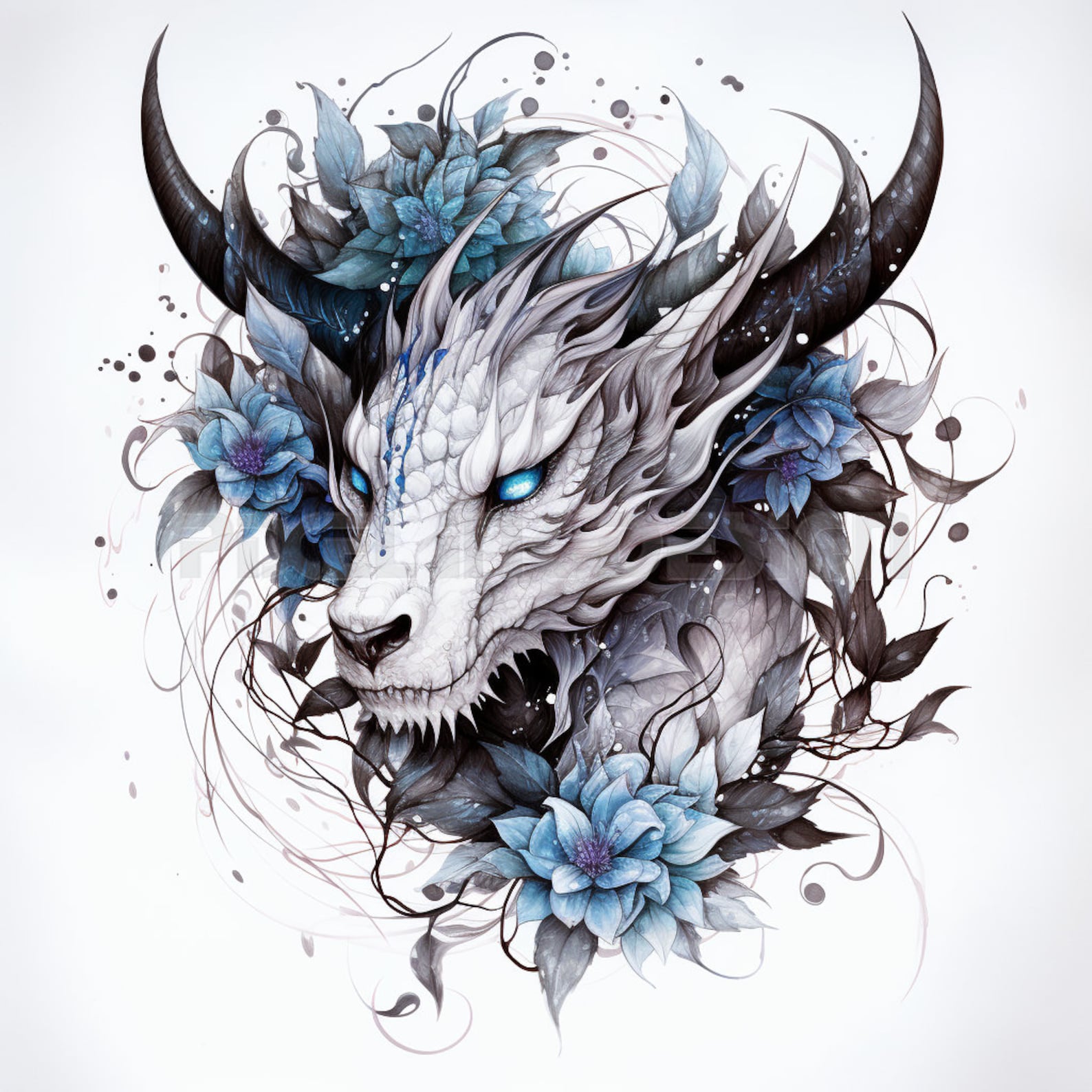 Dragon Tattoo Design - Download High Resolution Digital Art PNG ...