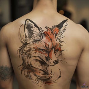 Fox Tattoo Design - Download High Resolution Digital Art PNG ...