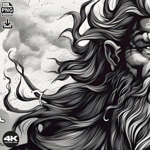 Poseidon God of the Sea Tattoo Design - Download High Resolution ...