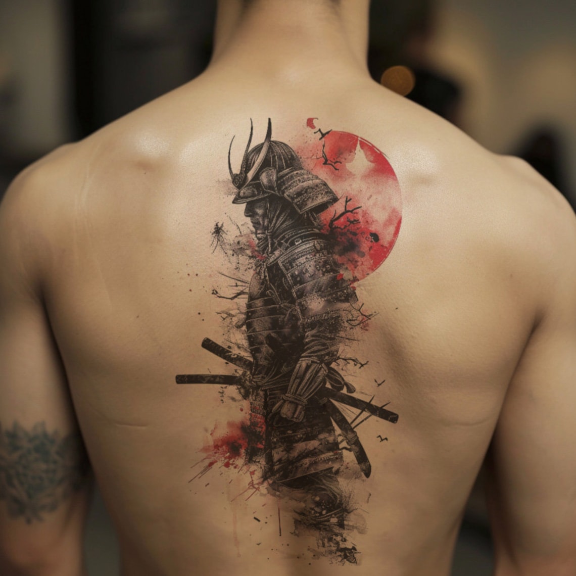Samurai Tattoo Design Download High Resolution Digital Art PNG ...