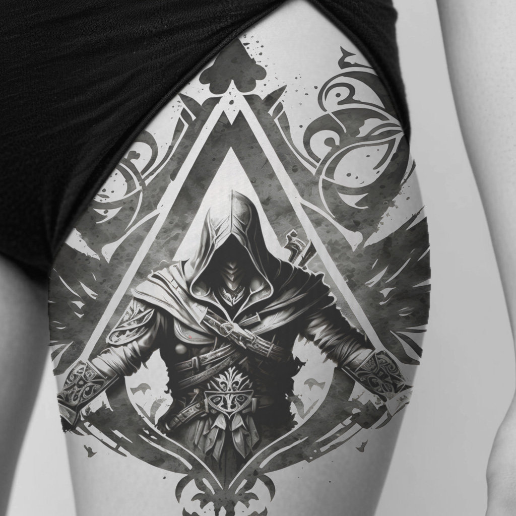 Assassins Creed Tattoo Design Download High Resolution Digital Art PNG ...