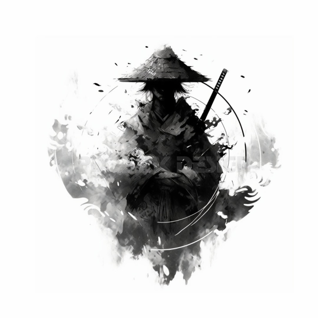 Samurai Tattoo Design - Download High Resolution Digital Art PNG ...