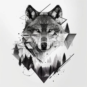 Wolf Tattoo Design - Download High Resolution Digital Art PNG ...