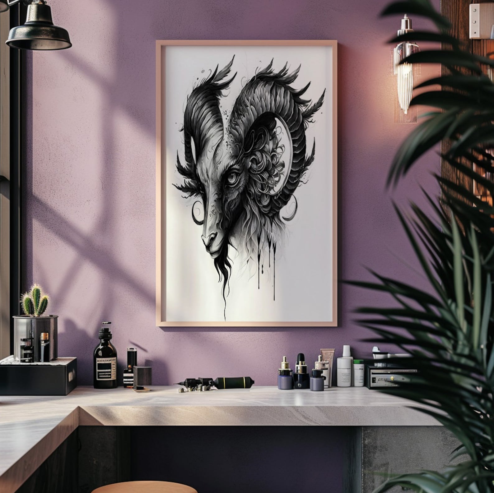 Ram Tattoo Design Download High Resolution Digital Art PNG Transparent ...