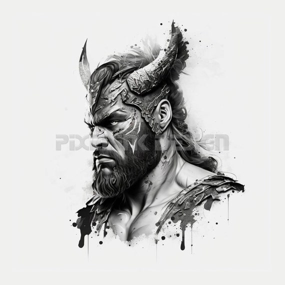 Ares Greek God Tattoo Designs