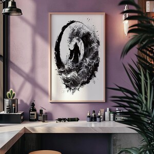 Moses Parting the Sea Tattoo Design - Transparent Background - Download ...