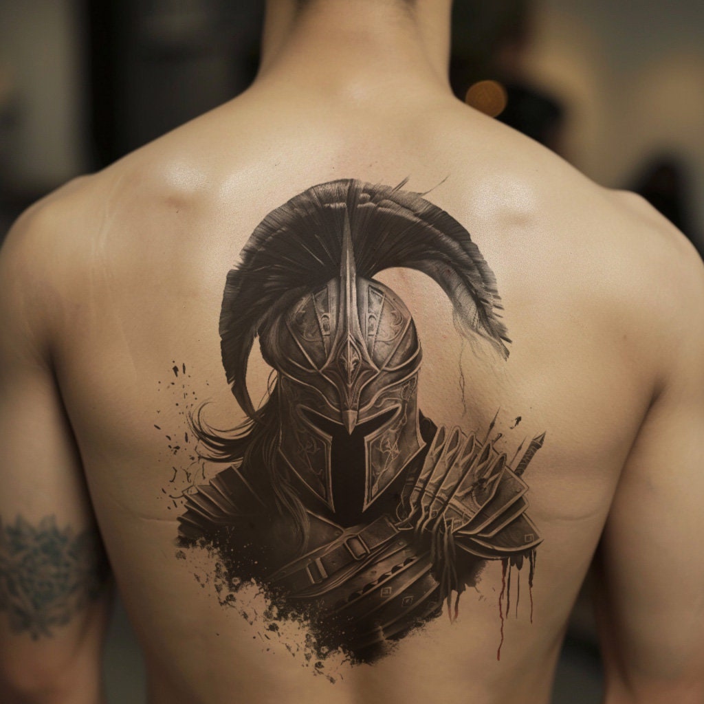 Spartan Chest Tattoos