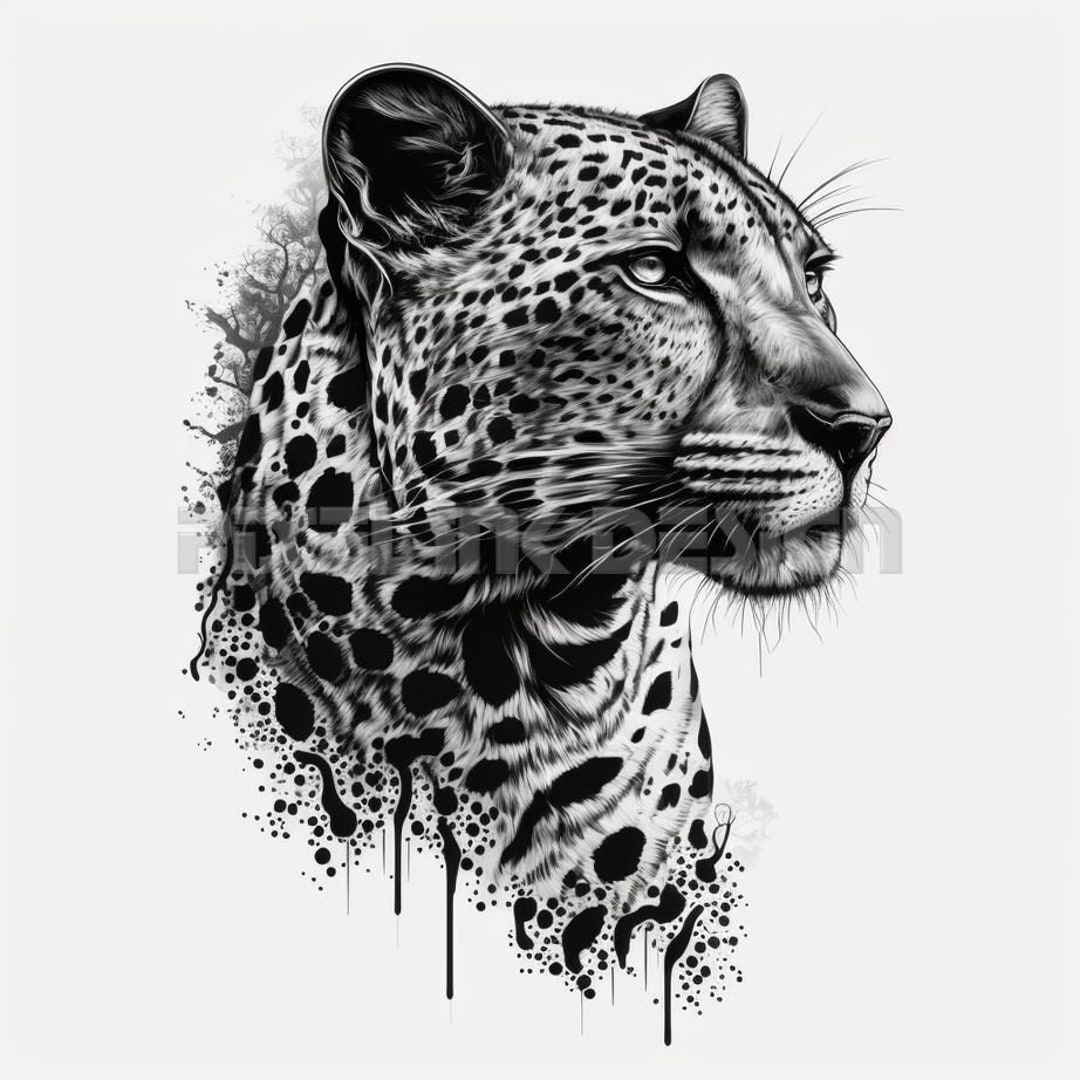Jaguar Tattoo Design - Download High Resolution Digital Art PNG ...