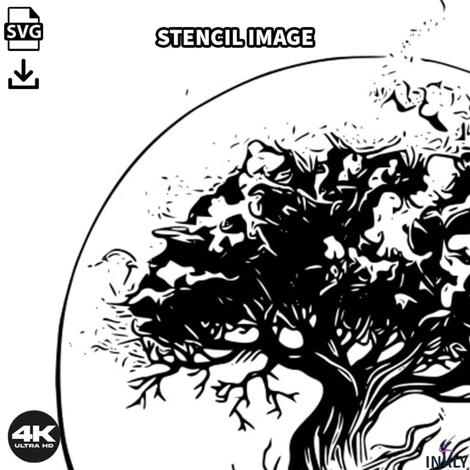 Burning Bush Tattoo Design - Download High Resolution Digital Art PNG ...