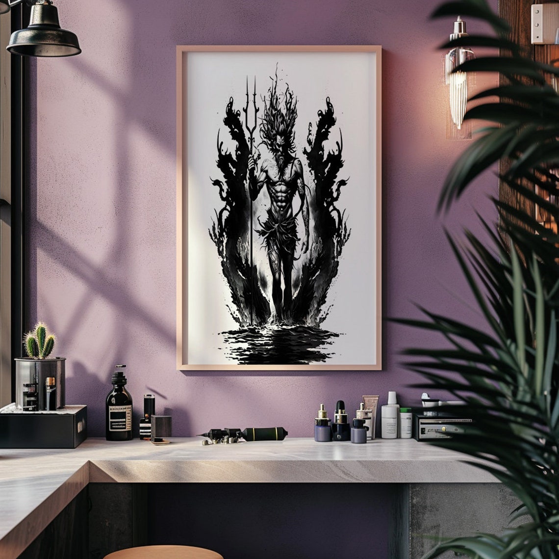 Hades Tattoo Design Transparent Background Download Detailed High ...