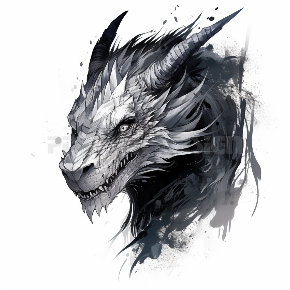Dragon Tattoo Design Download High Resolution Digital Art PNG ...