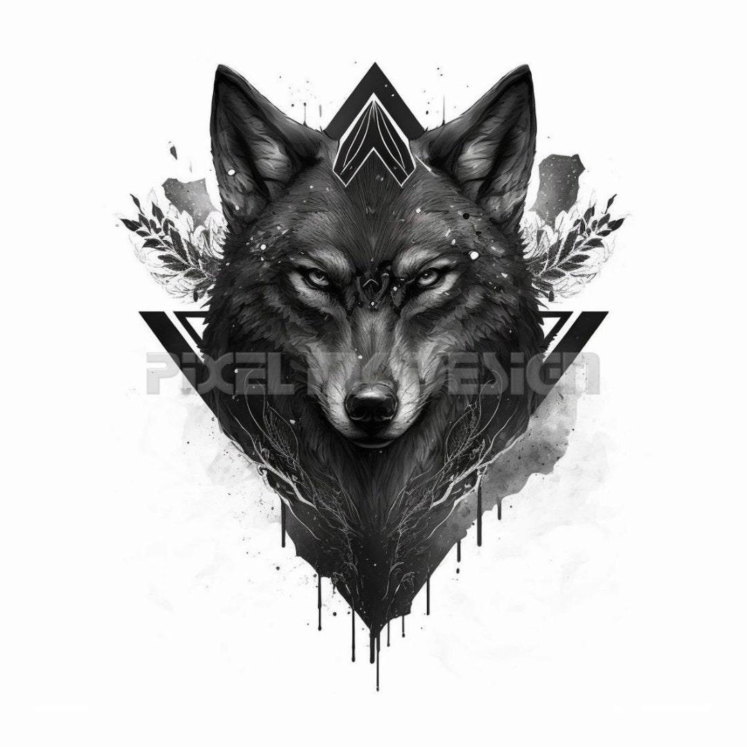 Wolf Tattoo Design - Download High Resolution Digital Art PNG ...