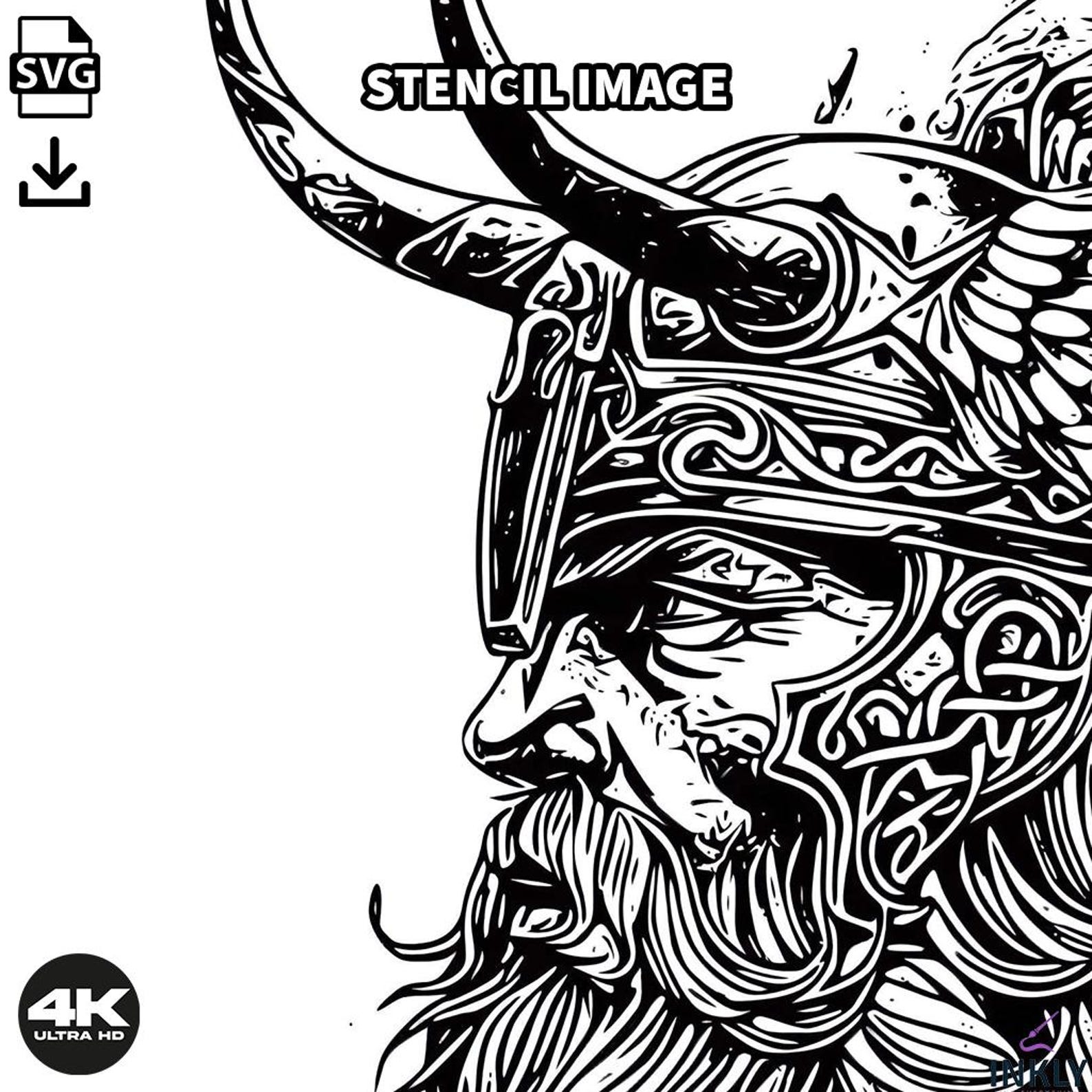 Odin Tattoo Design - Download High Resolution Digital Art PNG ...