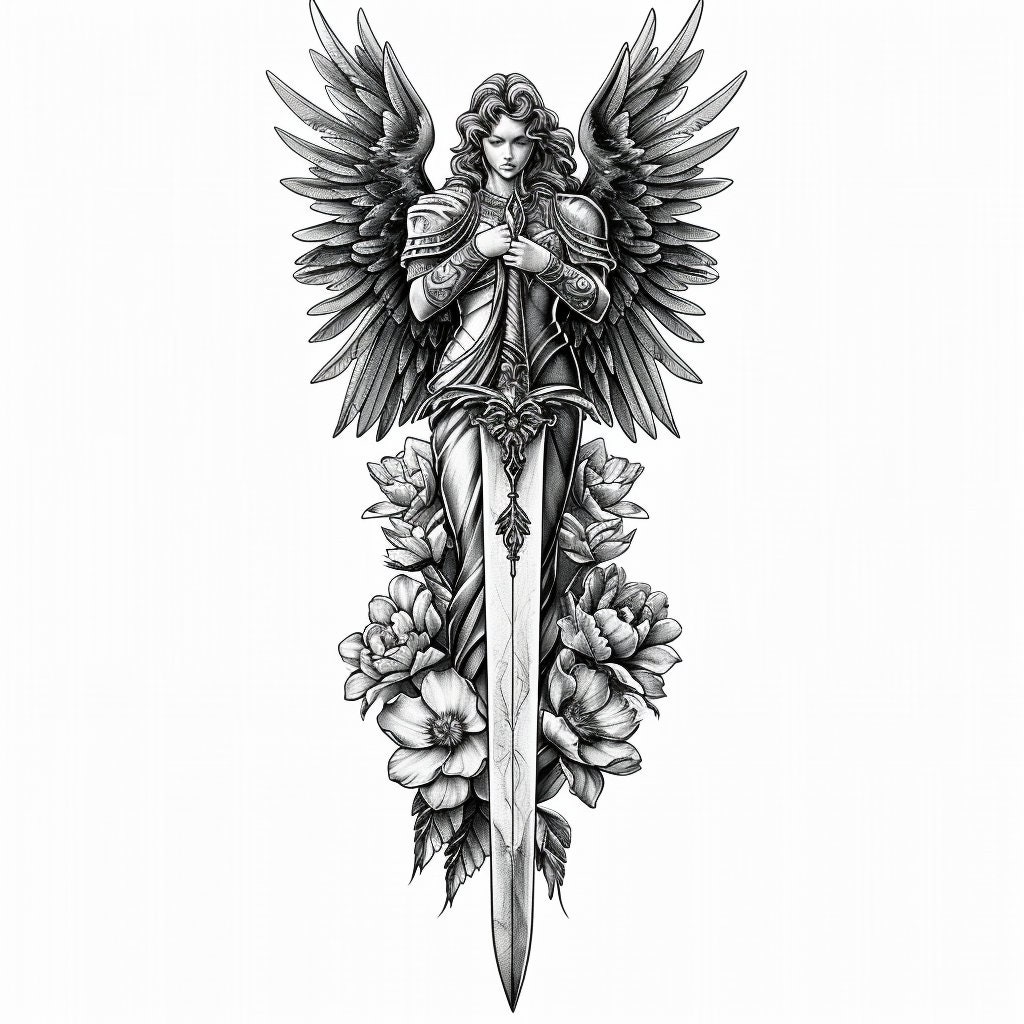 Angel Tattoo Design Download High Resolution Digital Art PNG ...