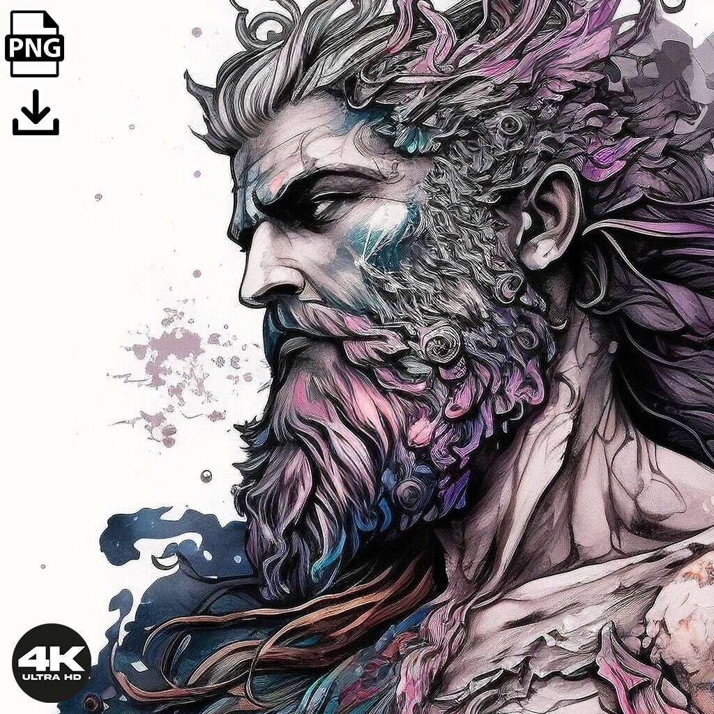 Zeus Tattoo Design - Download High Resolution Digital Art PNG ...