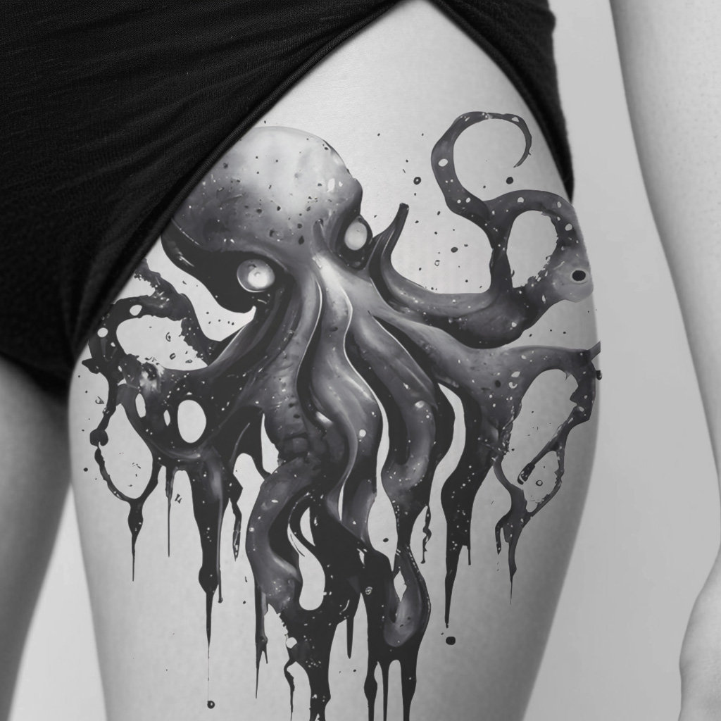 Octopus Tattoo Design - Download High Resolution Digital Art PNG ...