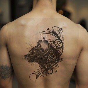 Mouse Tattoo Design Download High Resolution Digital Art PNG ...