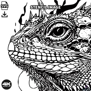 Horned Lizard Tattoo Design - Download High Resolution Digital Art PNG ...