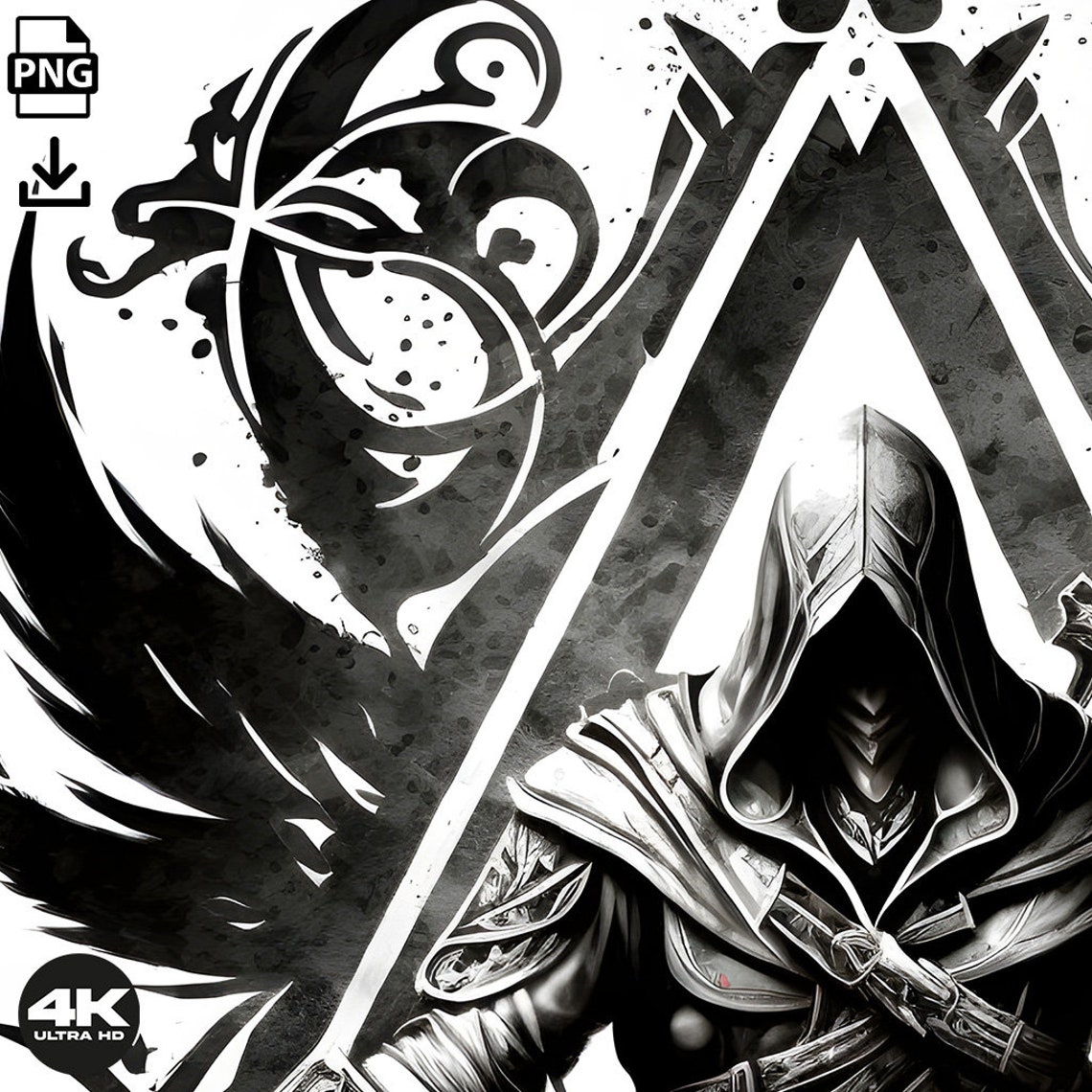 Assassins Creed Tattoo Design Download High Resolution Digital Art PNG ...