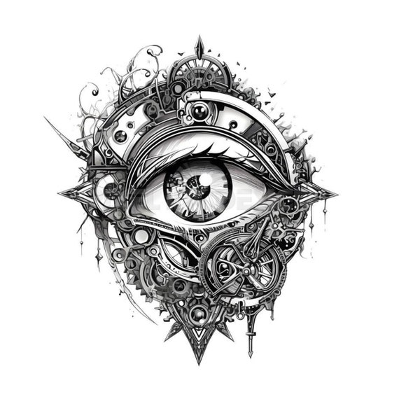 Biomechanical Eye Drawings