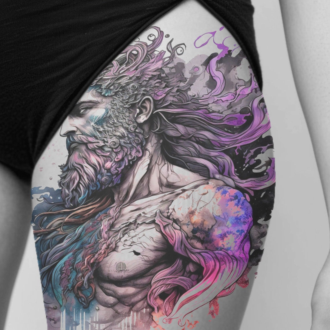 Zeus Tattoo Design - Download High Resolution Digital Art PNG ...