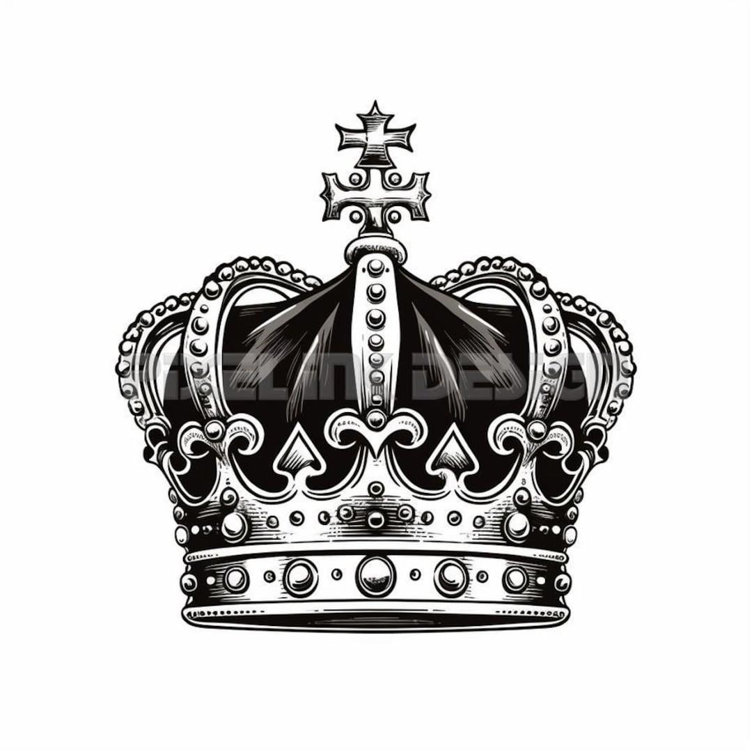Crown Tattoo Design - Download High Resolution Digital Art PNG ...