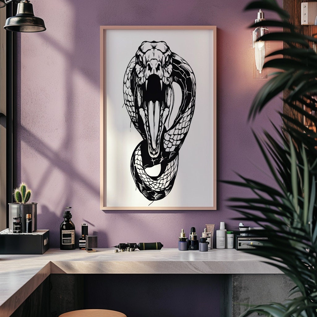 Snake Tattoo Design Download High Resolution Digital Art PNG ...