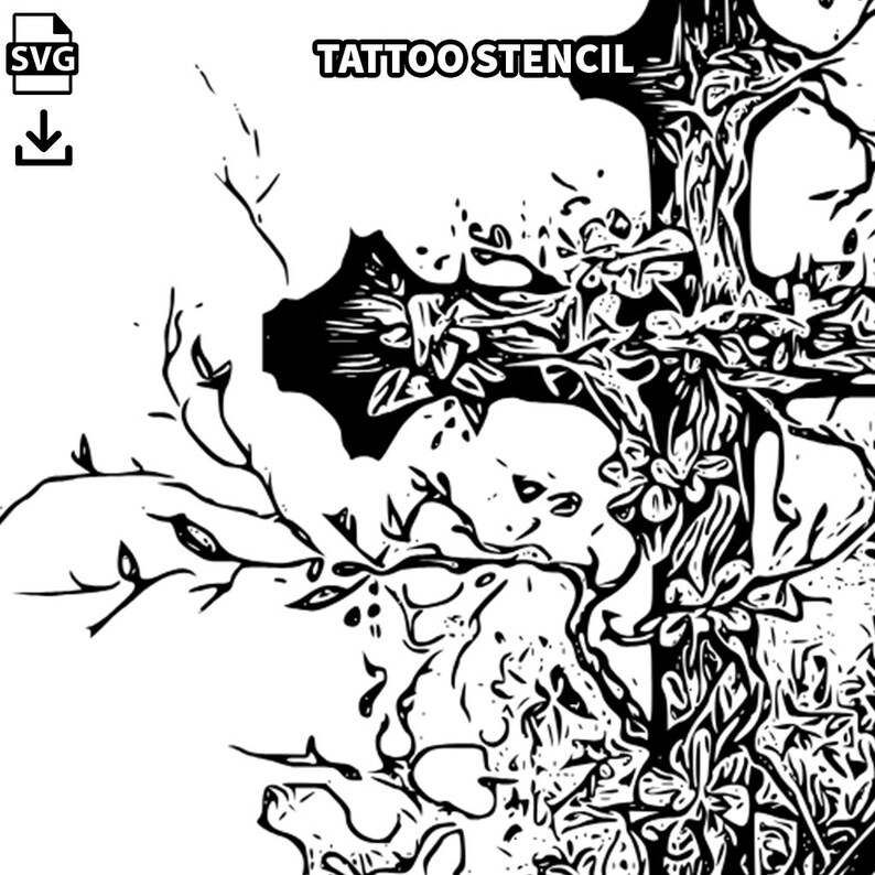 Cross Tattoo Design - Download High Resolution Digital Art PNG ...