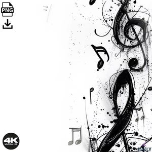 Music Notes Design - Download High Resolution Digital Art PNG ...